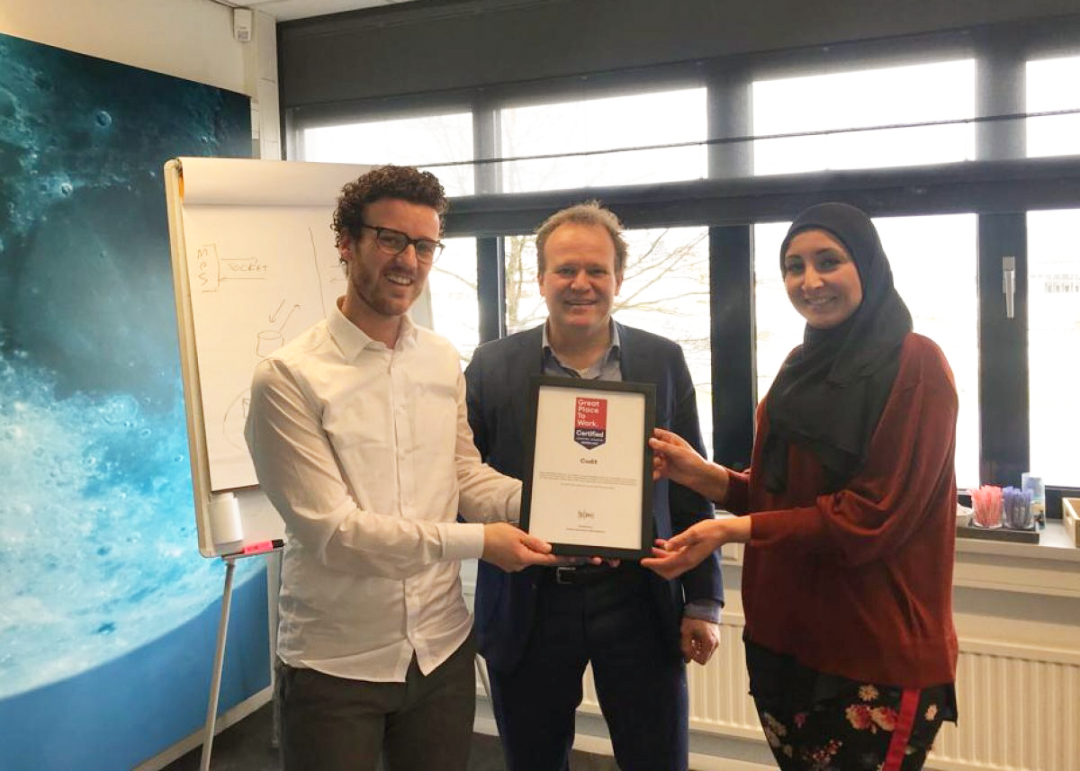 Codit Netherlands Officially a Great Place to Work! | Codit