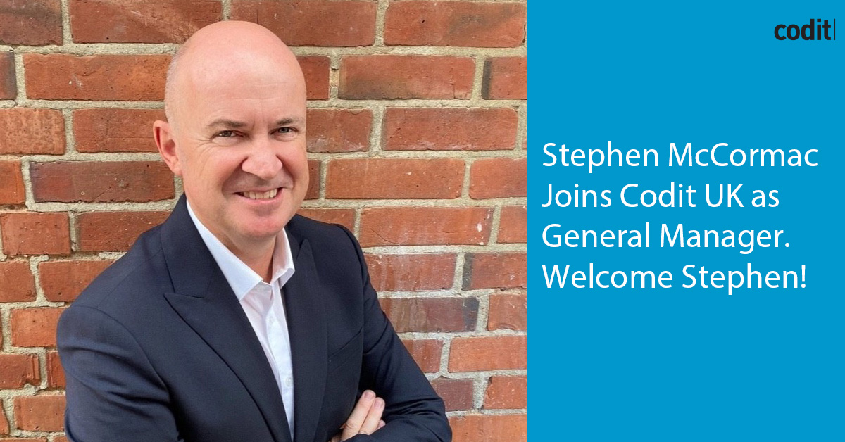 Stephen McCormac Joins Codit UK as General Manager | Codit