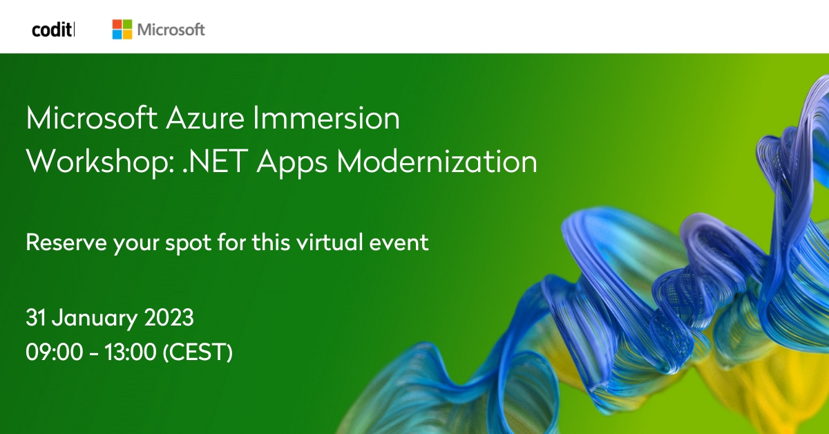 Microsoft Azure Immersion Workshop: .NET App Modernization (2023) | Codit